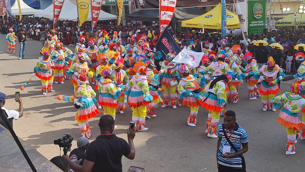 The masqueraders summoned and the people obeyed during Takoradi Xmas ...