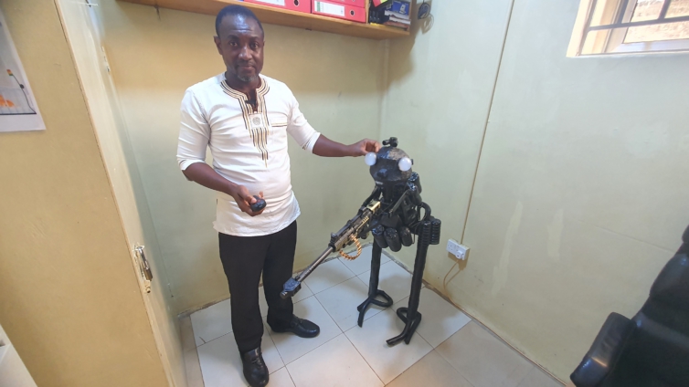 Ghanaian engineer designs robot sniper - MyJoyOnline.com