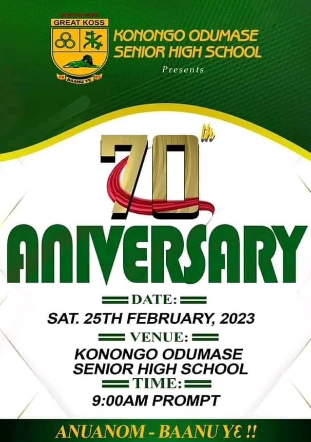 Konongo-Odumasi SHS launches 70th anniversary - MyJoyOnline