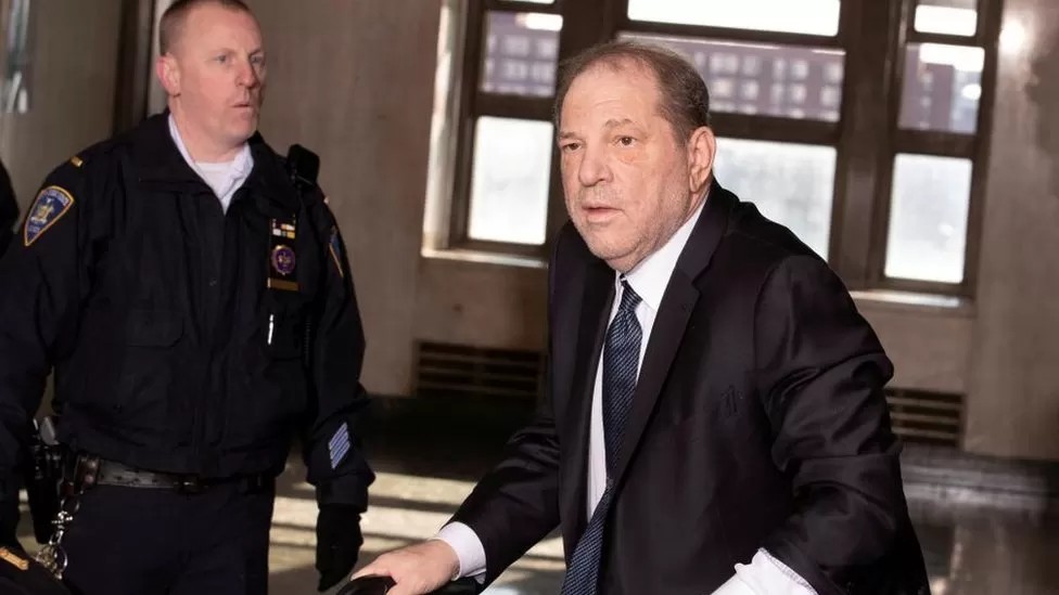 Harvey Weinstein begs for mercy as he is sentenced for another rape ...