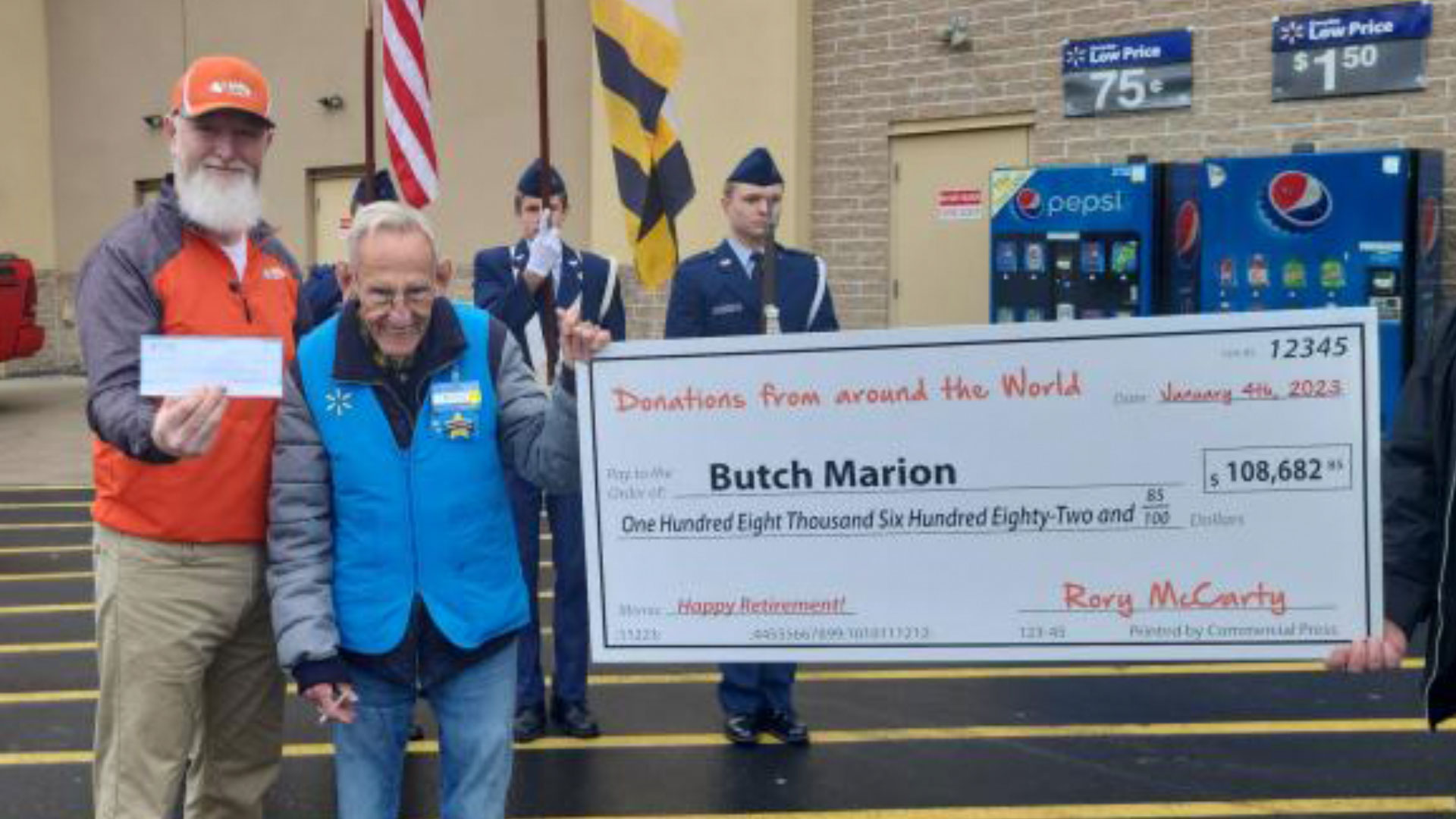 US veteran and Walmart cashier, 82, retires after TikTok raises $100k ...