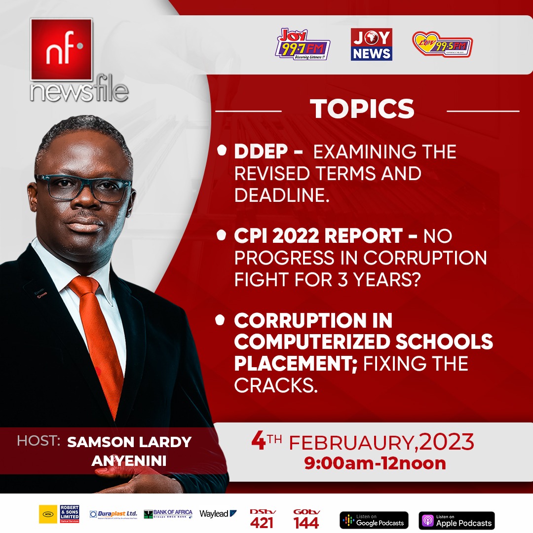 Playback: Newsfile discusses revised DDE, CPI 2022 report and CSSPS expose - MyJoyOnline