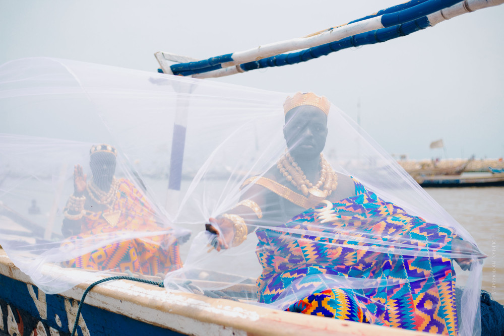 Draped in rich Ghanaian culture, Nana Mitch and Schardo Mitch celebrate ...