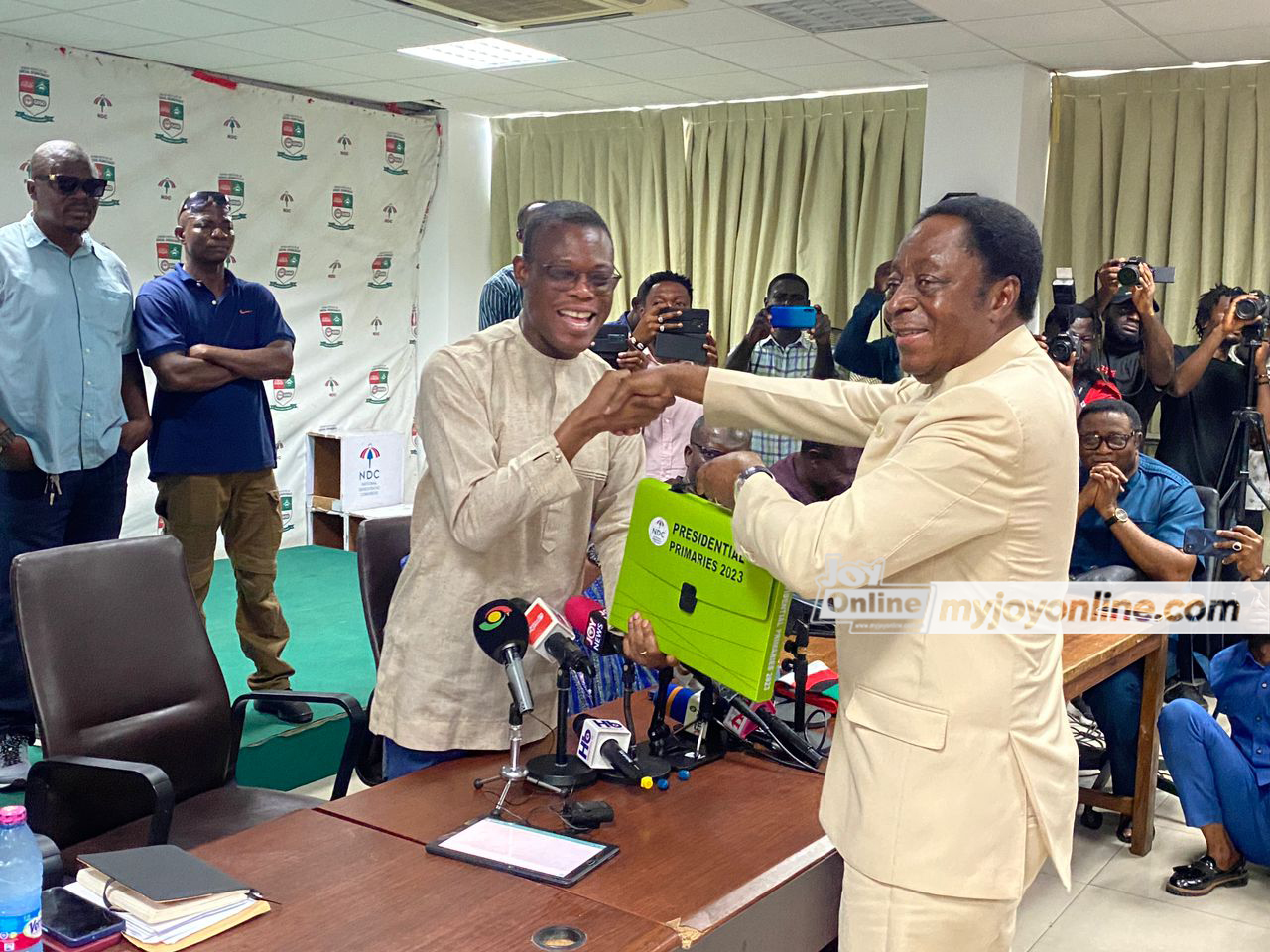 NDC flagbearership race: Kwabena Duffour submits nomination forms ...