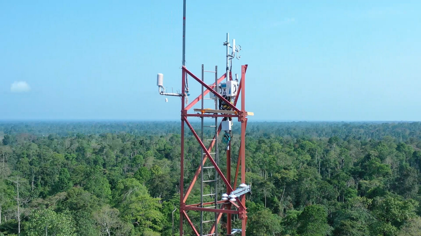 Climate Change: UENR and partners commission carbon monitoring tower ...
