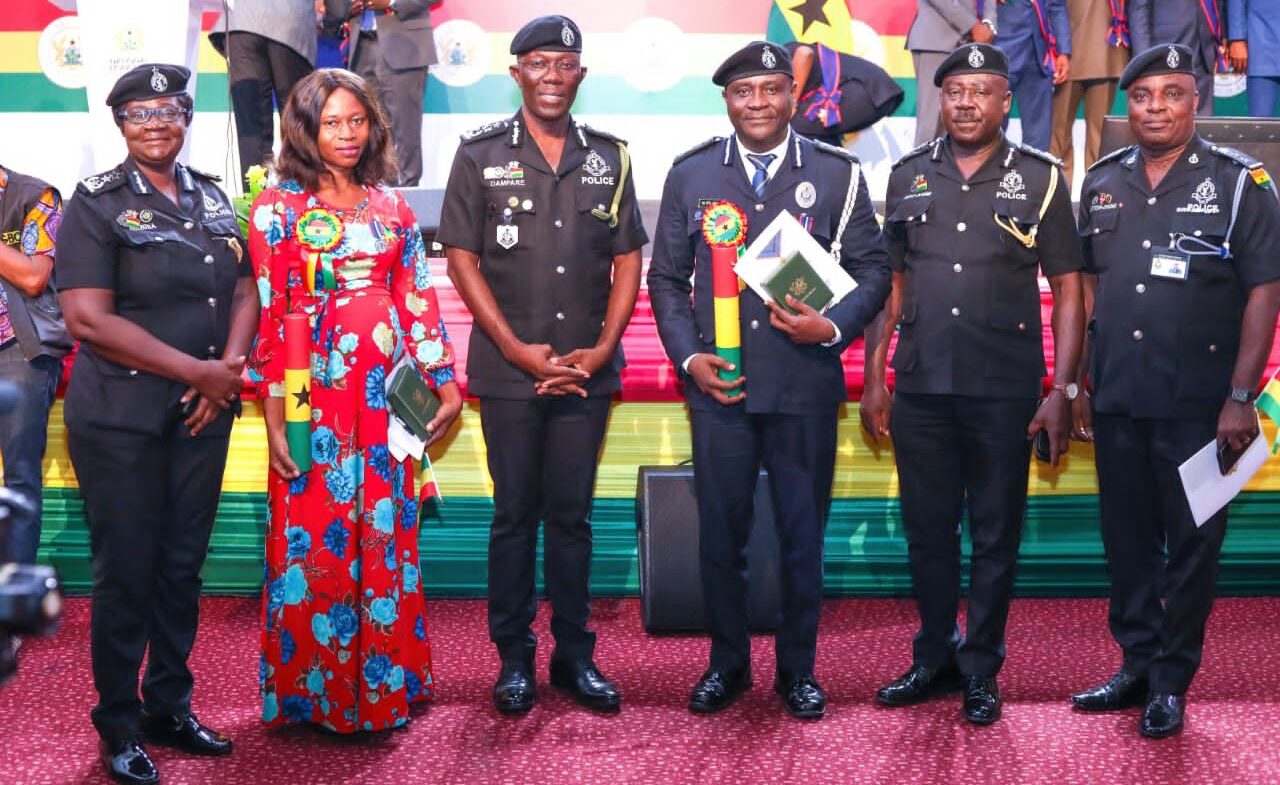 Police congratulate two officers for receiving national award - MyJoyOnline