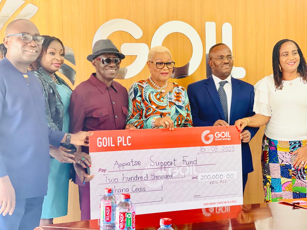 GOIL supports Appiatse Disaster Fund - MyJoyOnline