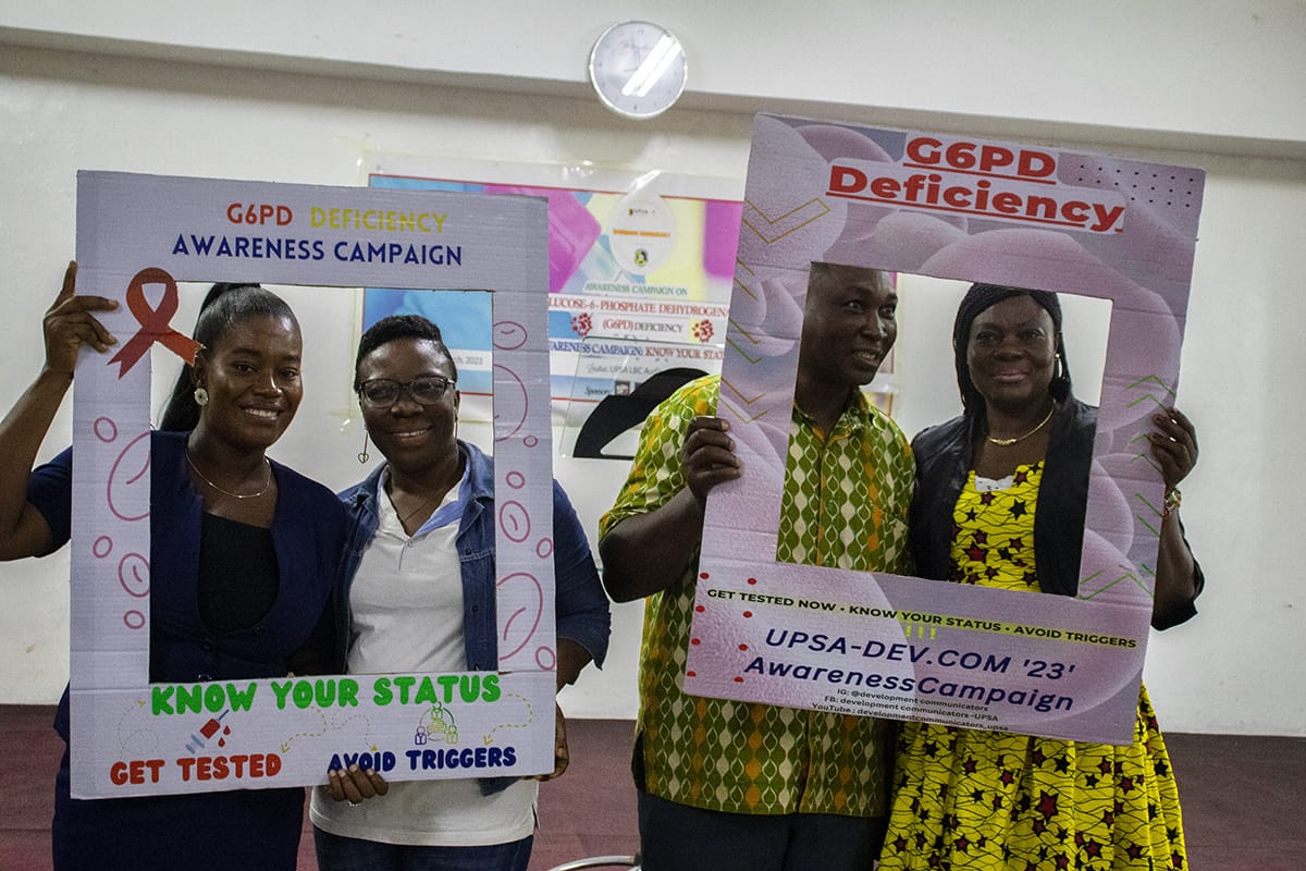 UPSA Development Communication students launch G6PD deficiency ...