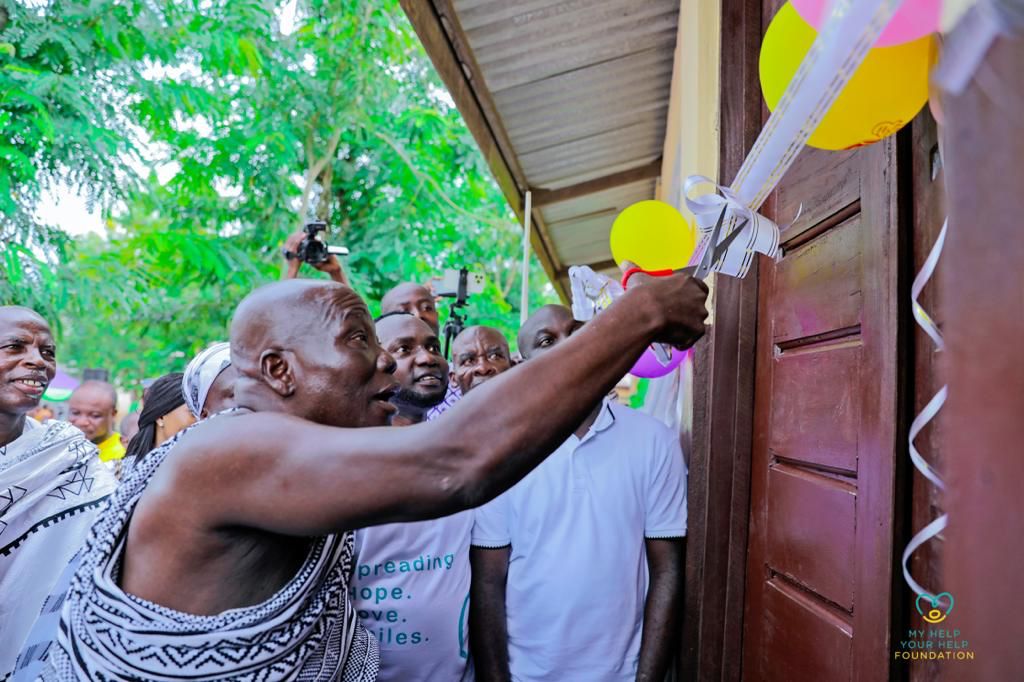Myhelp-Yourhelp Foundation renovates 6-unit classroom block at Asafo ...
