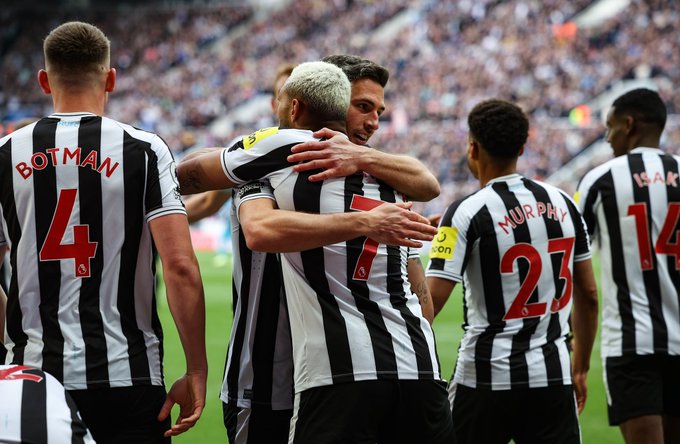 Newcastle Thrash Tottenham To Keep Champions League Hopes Alive