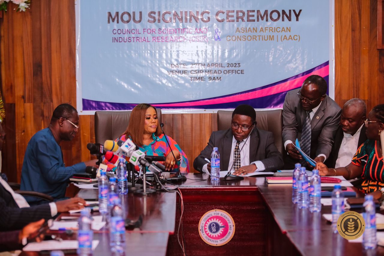 Aac Csir Sign Agreement To Support Rice Production In Ghana