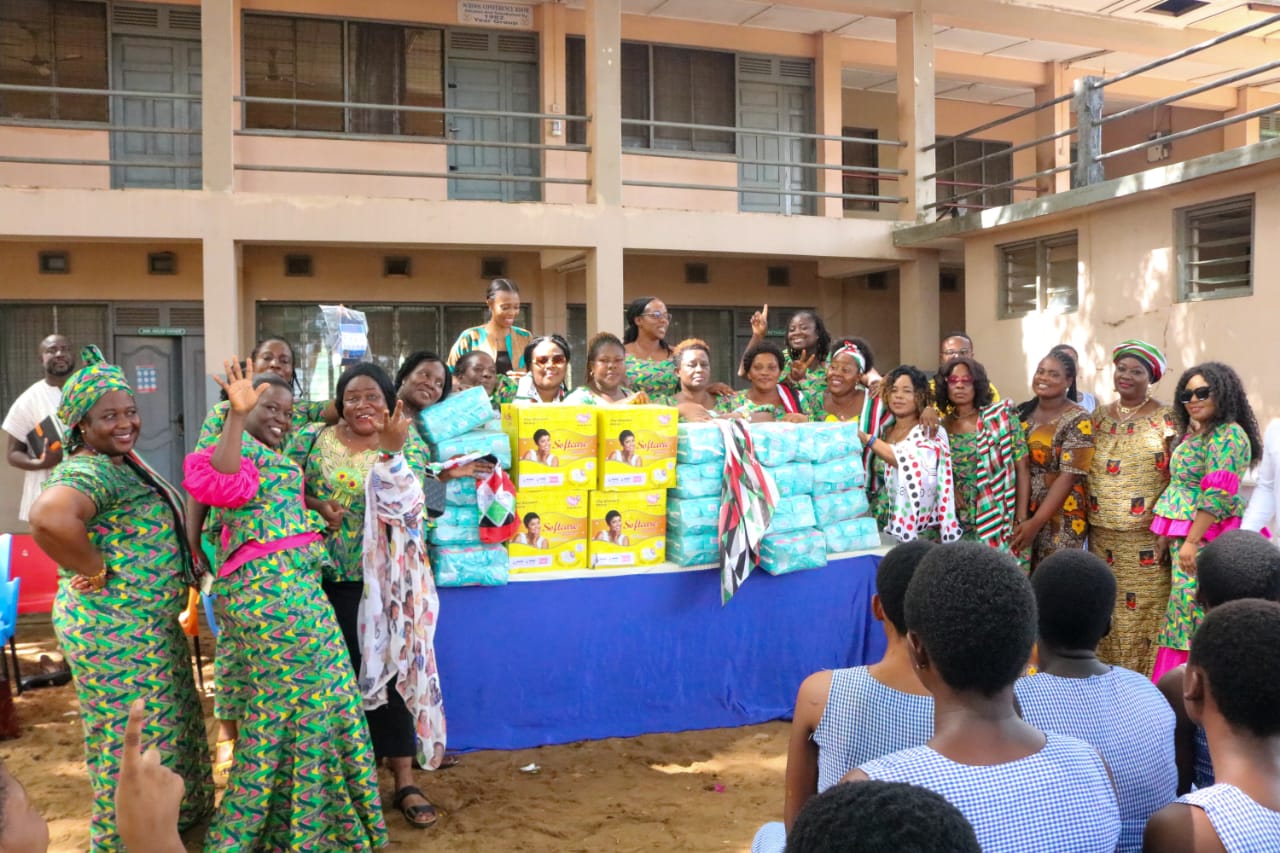 Menstrual hygiene: NDC Volta Regional Women’s Wing distributes pads to ...