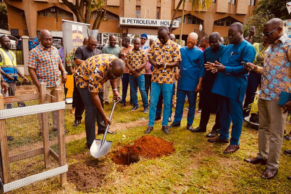 Tree planting: 'We are committed to caring for the environment' - GNPC ...
