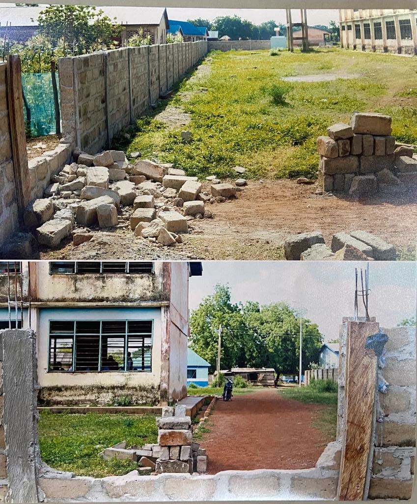 Kukuo youth destroy Ghanasco fence wall - MyJoyOnline