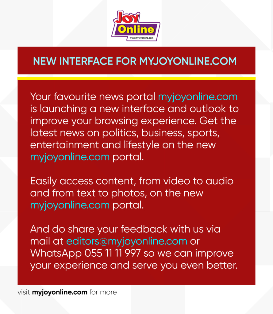 Myjoyonline.com outdoors new interface to improve readers' experience - MyJoyOnline