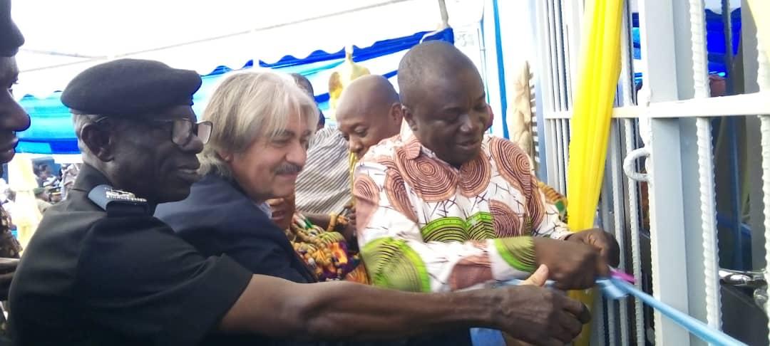 Maleka Farms reconstruct 100-year-old Akuse Police Station - MyJoyOnline