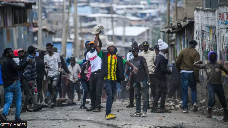 Kenya demonstrations: Children in hospital after being tear-gassed in ...