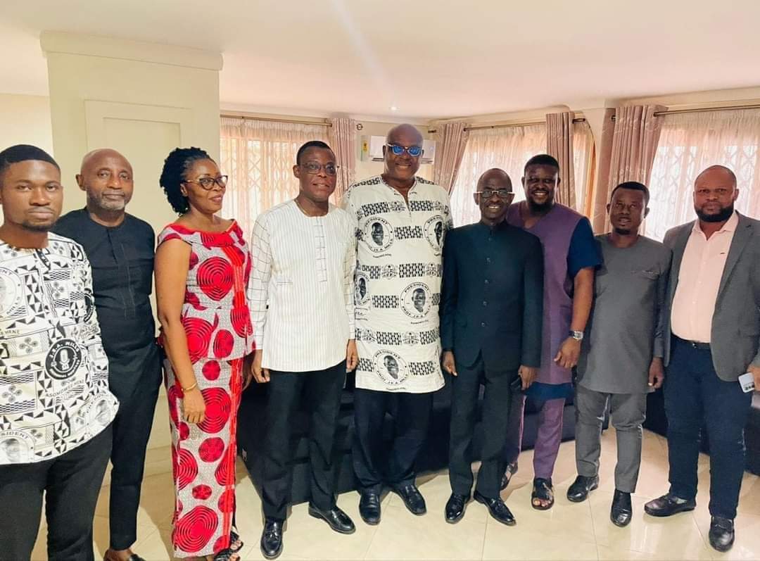 NDC Leadership pays courtesy call on Kojo Bonsu - MyJoyOnline