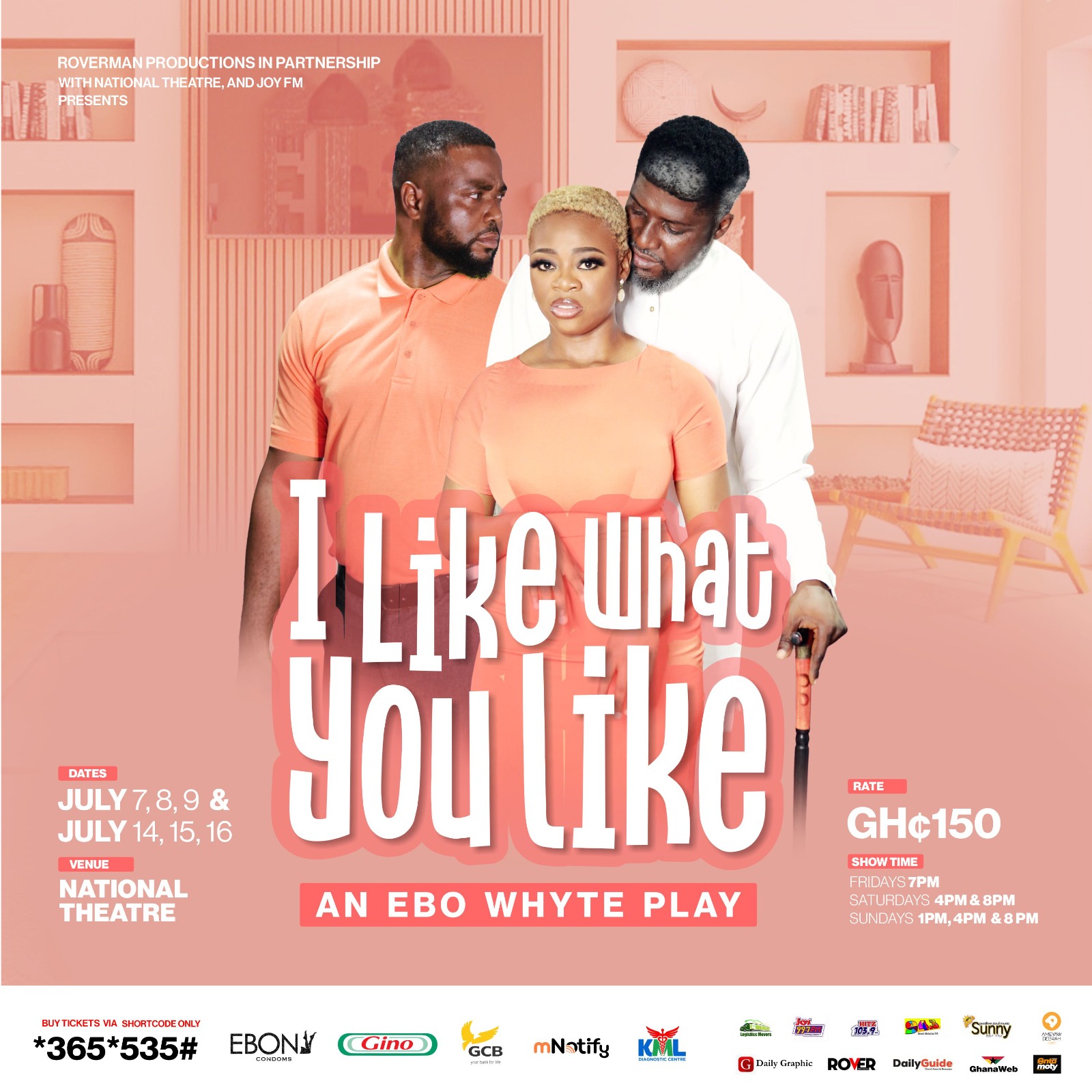 Ebo Whyte set with new play “I Like What You Like’ - MyJoyOnline