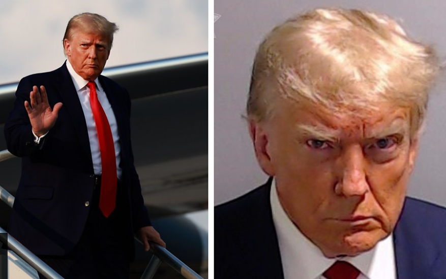 Historic Trump mugshot released in Georgia arrest for election plot ...