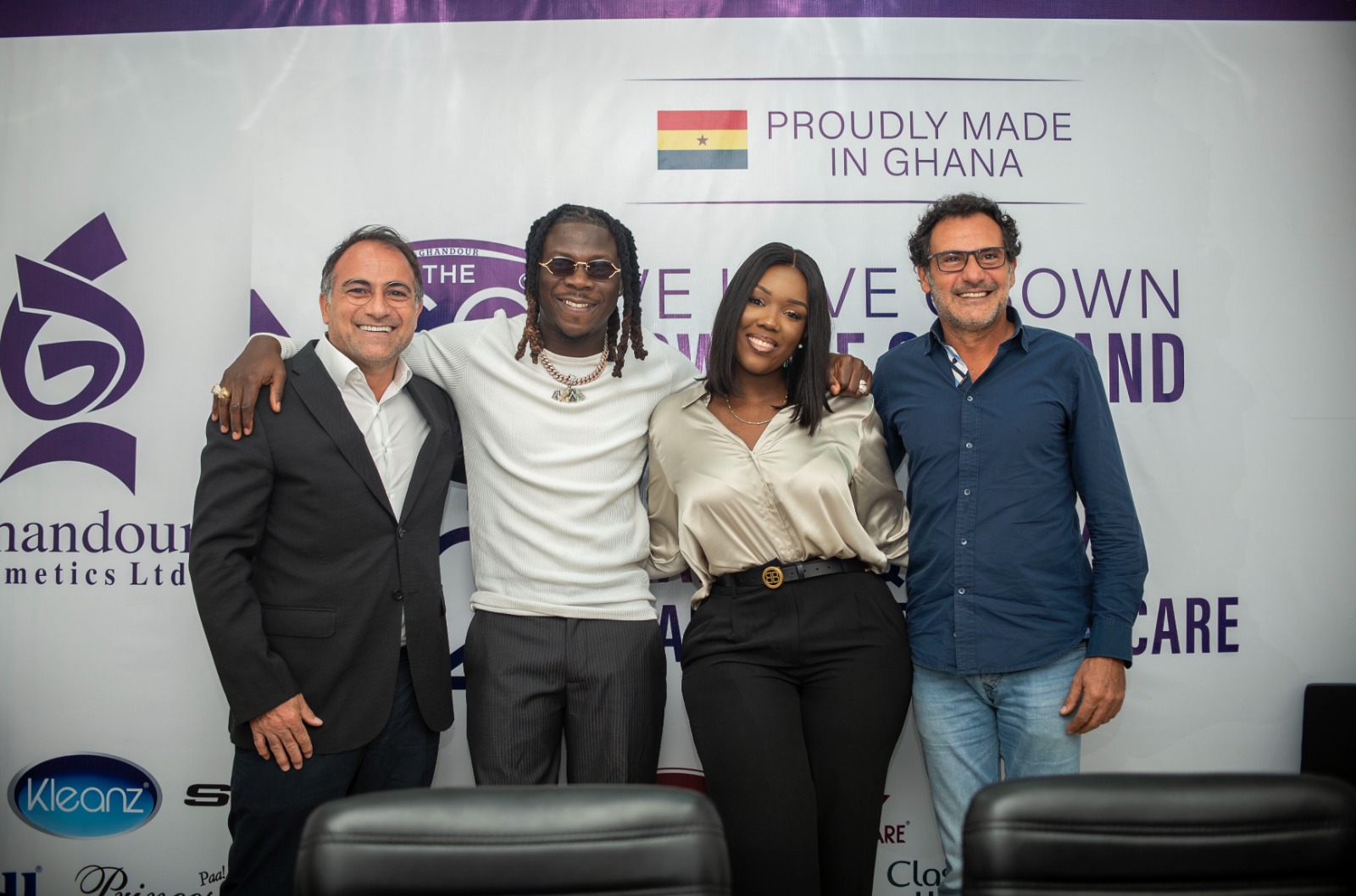 Ghandour Cosmetics partners with Stonebwoy family as brand ambassadors ...