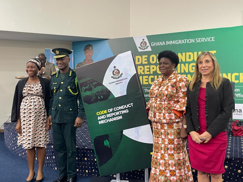 Ghana Immigration Service outdoors Code of Conduct and Report Mechanism ...