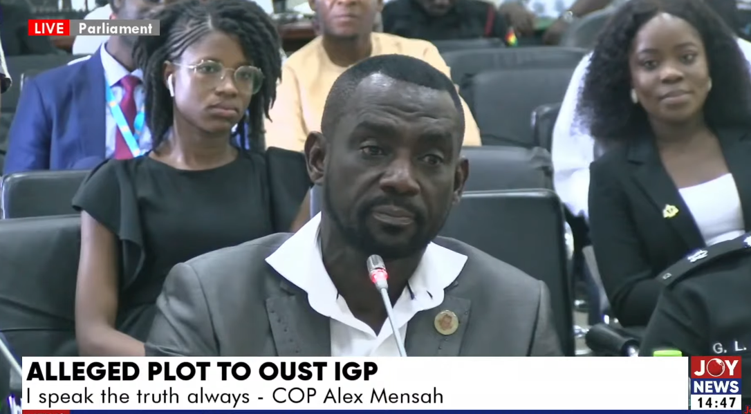 Plot to oust IGP: COP Alex Mensah to face committee again today - MyJoyOnline