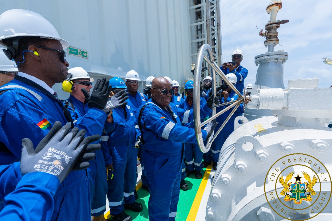 Akufo-Addo commissions first oil from Jubilee South East Oil Field ...