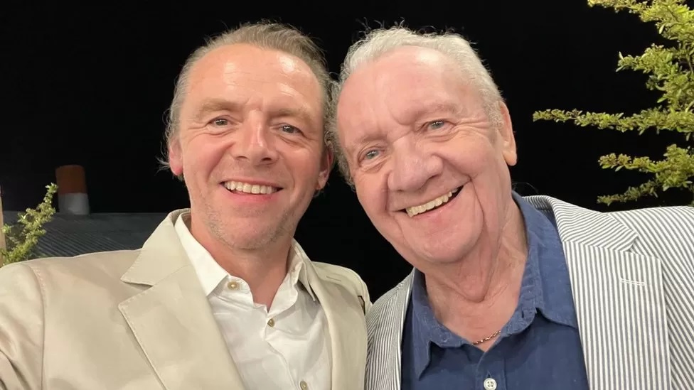 Simon Pegg pays tribute to musician dad John Beckingham - MyJoyOnline
