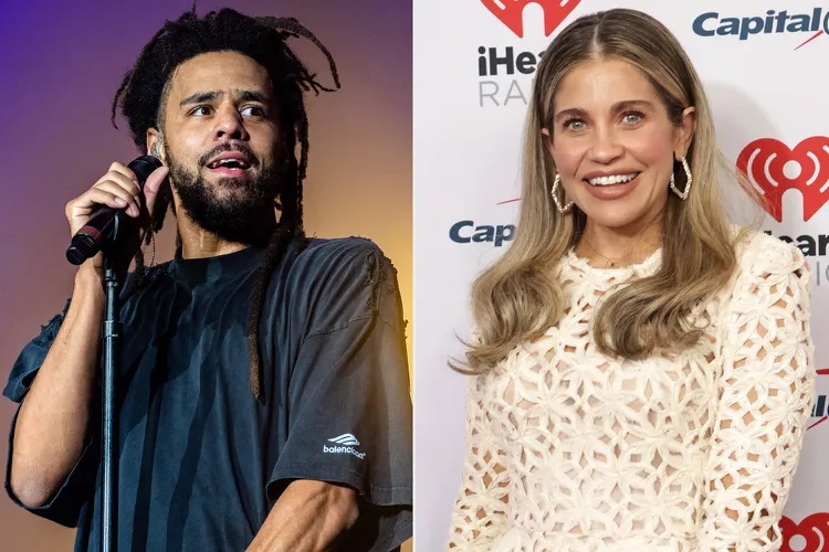 Watch J. Cole and Danielle Fishel finally meet after he rapped 'I'm ...