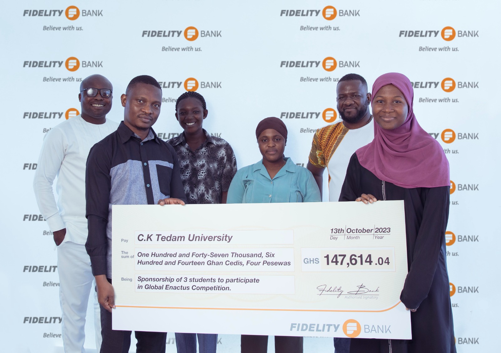 Fidelity Bank empowers Enactus CKT-UTAS with GH¢147,614 to Shine at the ...