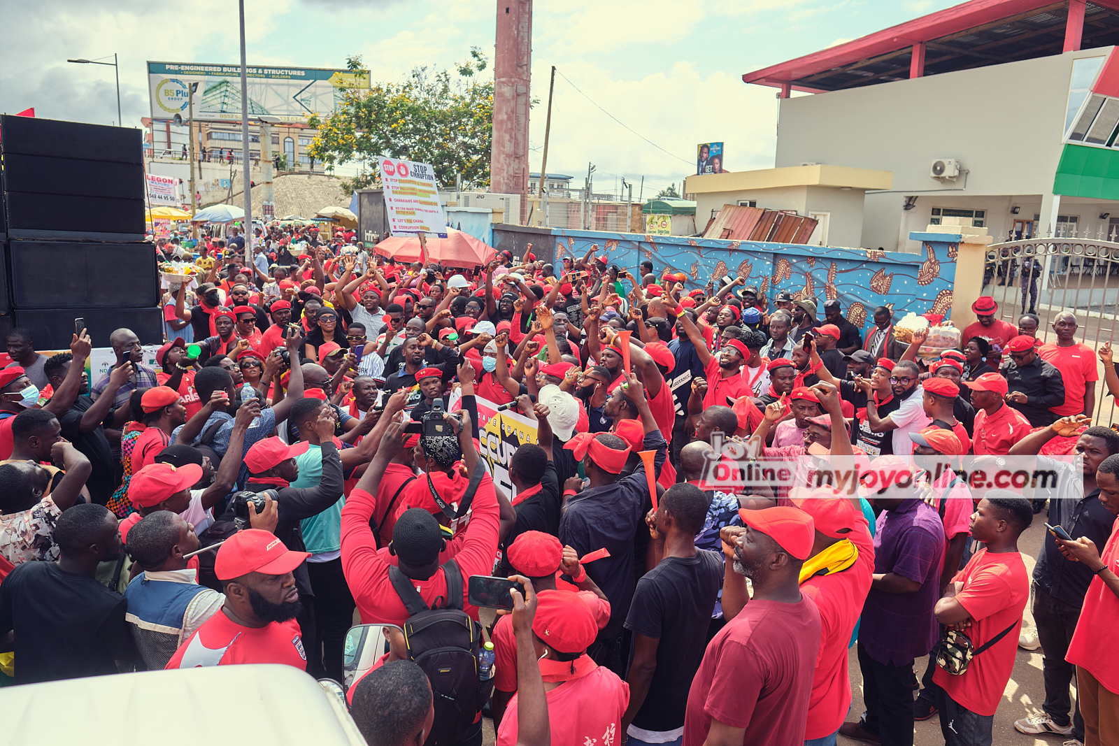 #OccupyBoG demo in pictures: They came, they marched and charged ...