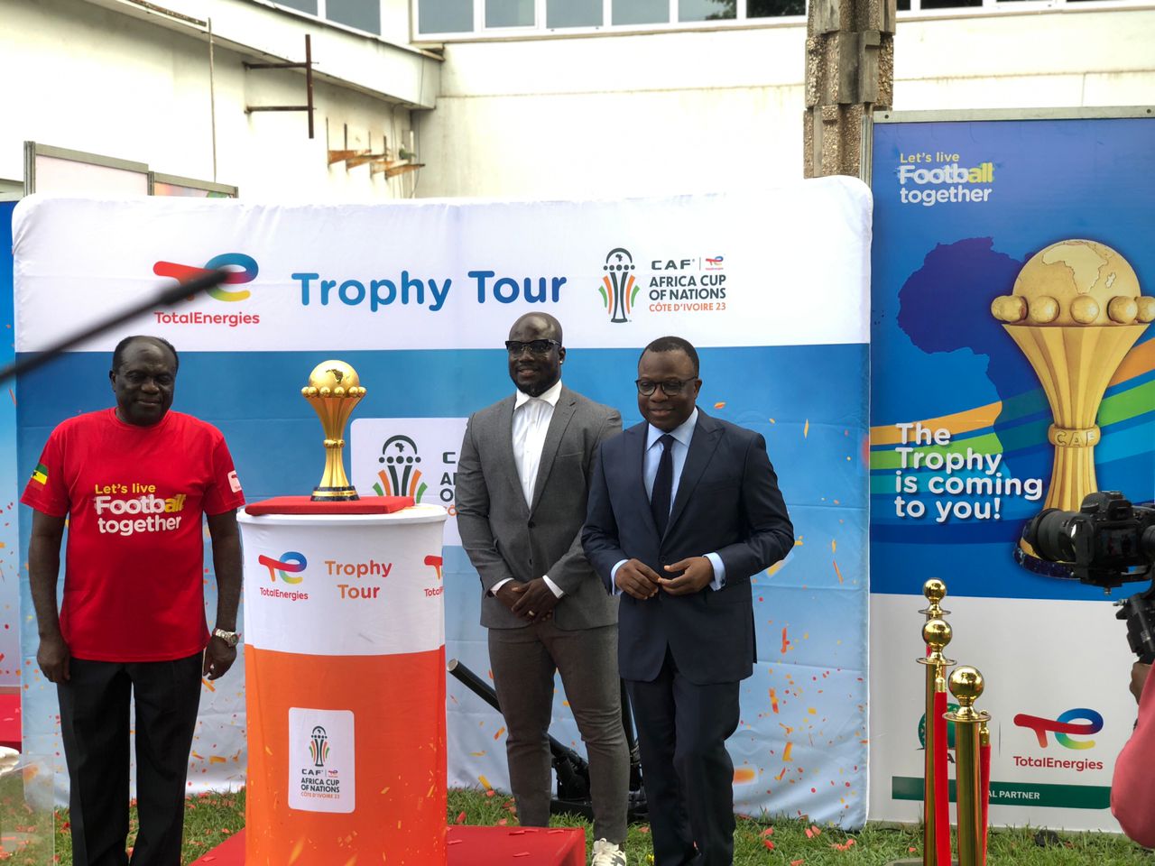 TotalEnergies, CAF unveil AFCON trophy in Ghana as part of pre ...