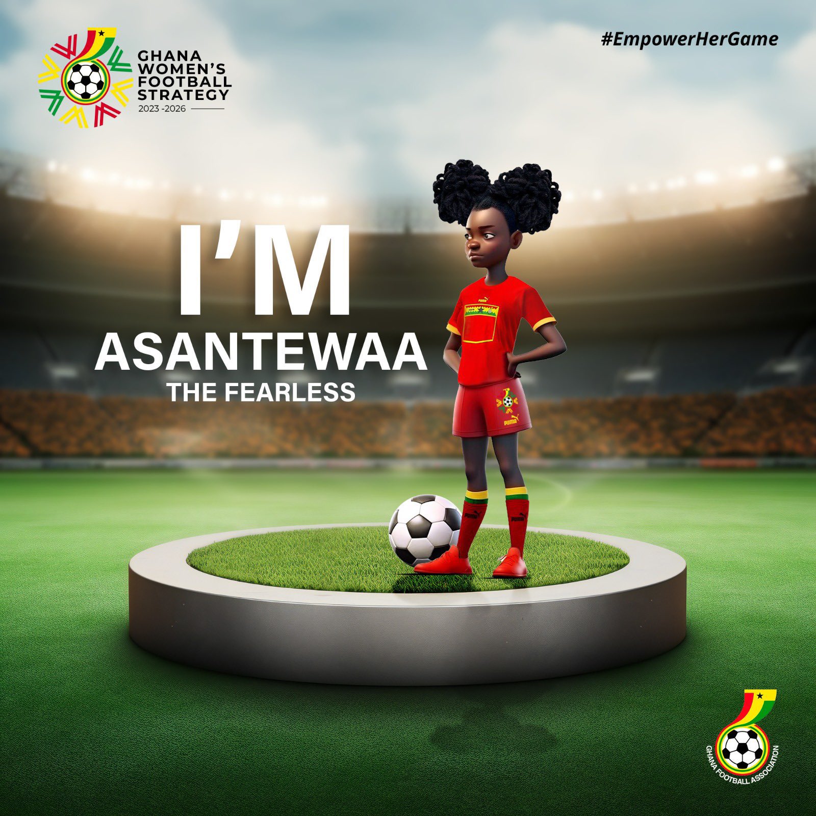 Asantewaa: GFA unveil official mascot for Women's Football Strategy ...