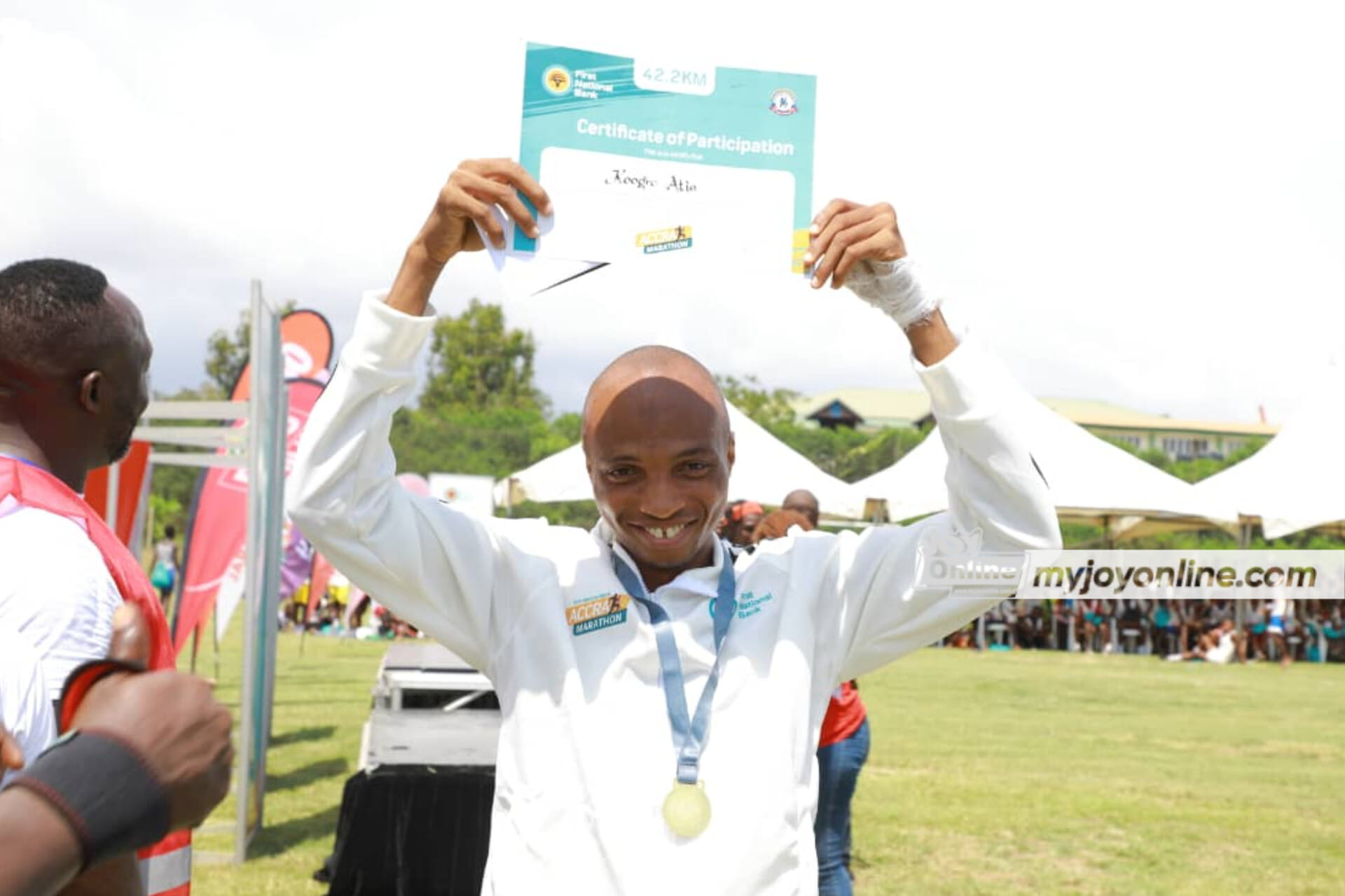 Koogo Atia clinches victory in 2023 First National Bank Accra Marathon ...