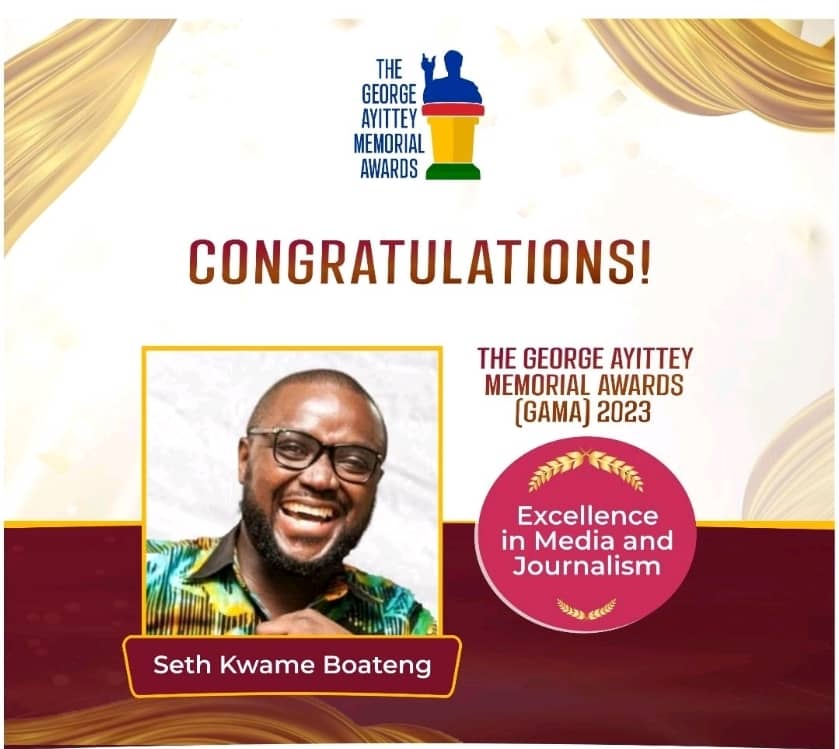 JoyNews' Seth Kwame Boateng awarded GAM Award for Excellence in Media ...