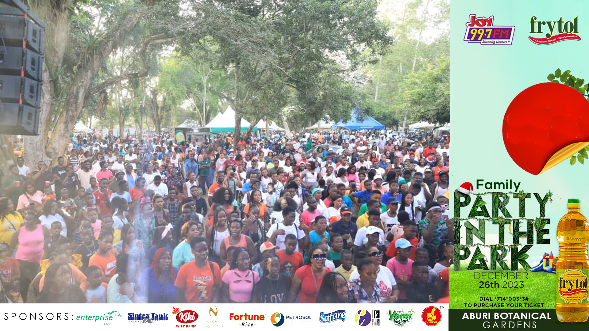 Fun galore as Aburi Botanical Gardens bursts at the seams with Joy FM ...