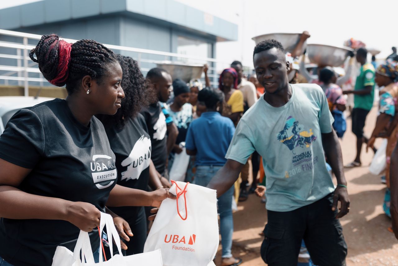 UBA Ghana's festive season Food Bank Initiative shares love through ...
