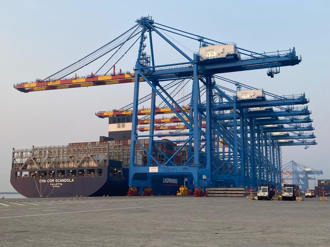 CMA CGM Group Announces Arrival Of CMA CGM SCANDOLA At Tema Port cma-cgm-group-announces-arrival-of-cma-cgm-scandola-at-tema-port