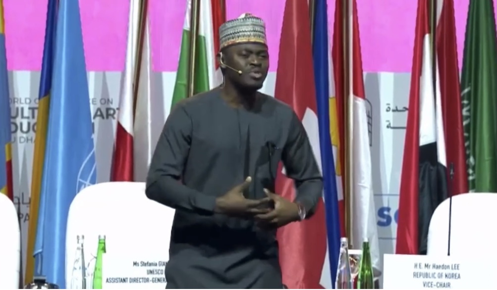 Chief Moomen addresses UNESCO World Conference on Culture and Arts ...