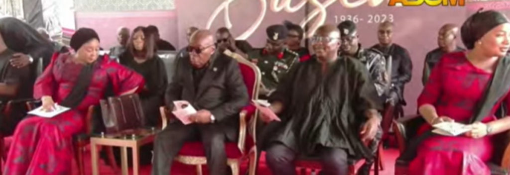 Akufo-Addo attends memorial service for late Ama Busia - MyJoyOnline