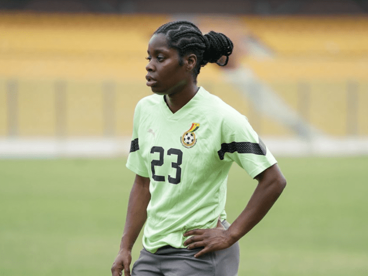 VIDEO: Black Queens new girl Freda Ayisi impresses in crossbar ...