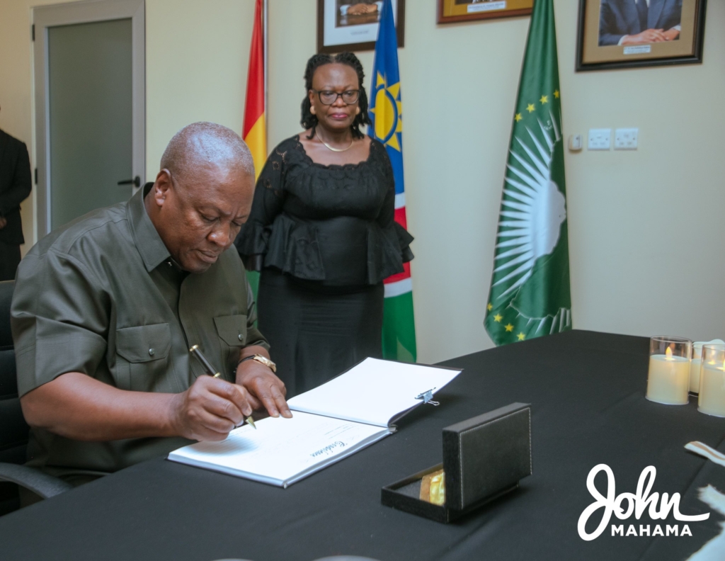 Mahama mourns the death of Namibian President Hage Geingob - MyJoyOnline