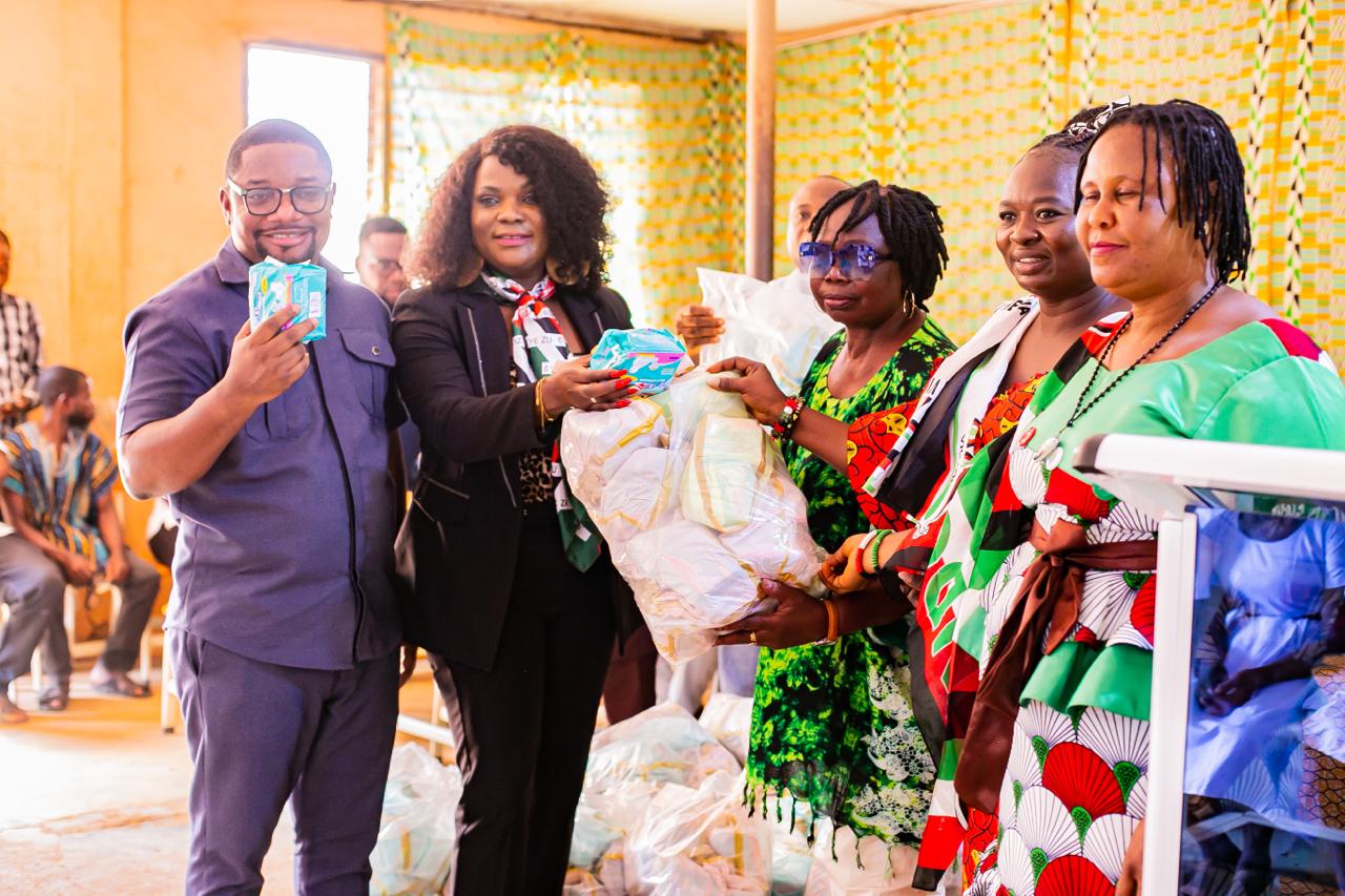 SA NDC Women's Wing, FADF donate sanitary pads to Schools in Guan ...