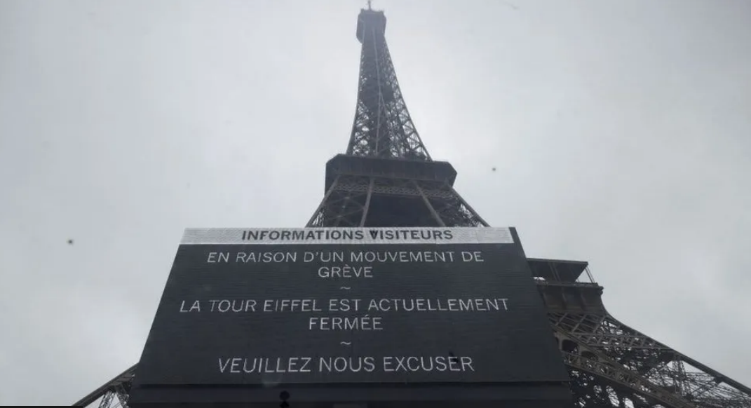 Eiffel Tower in Paris set to reopen after six-day strike - MyJoyOnline