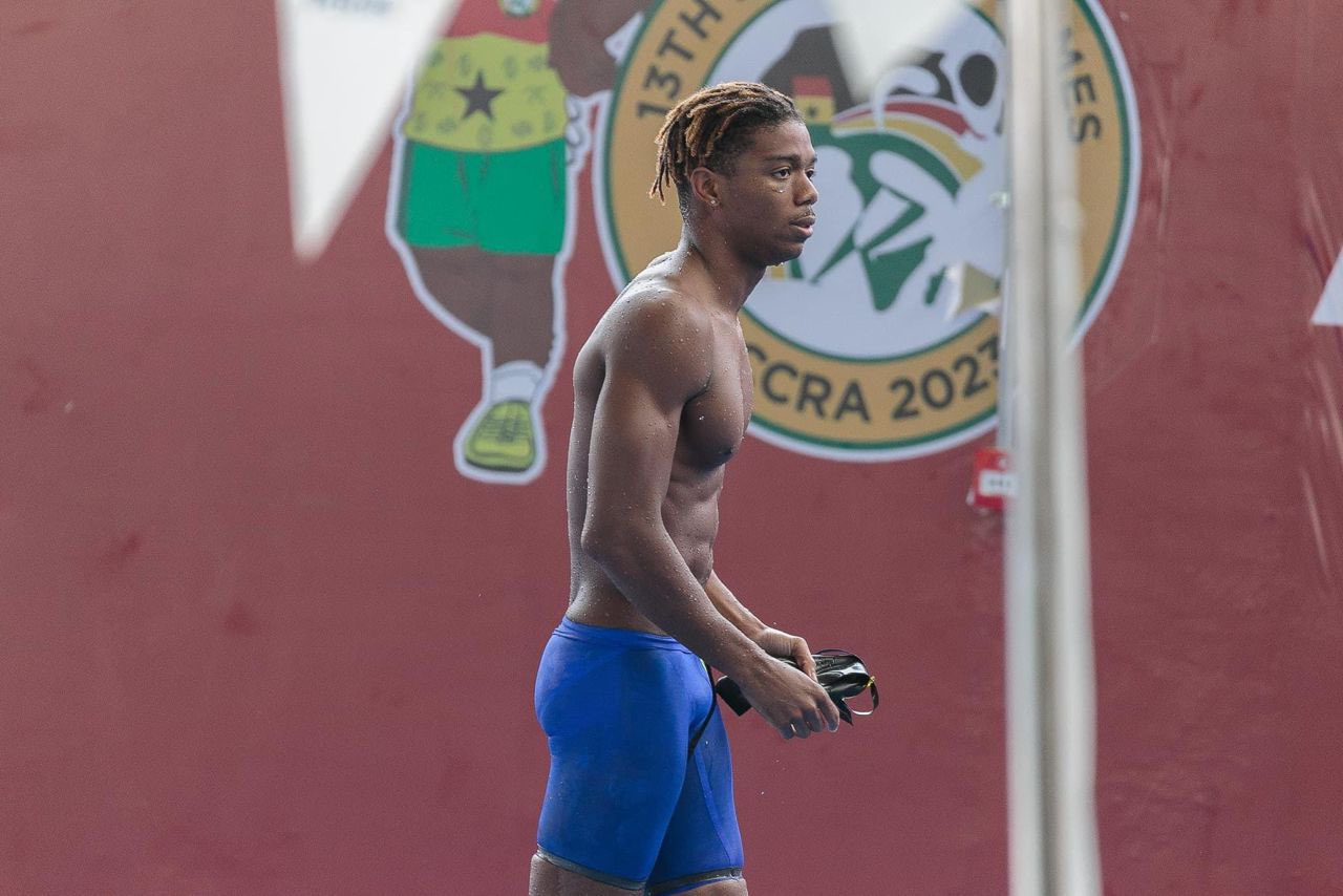 African Games 2023: Abeku Jackson wins bronze in 100m butterfly event ...