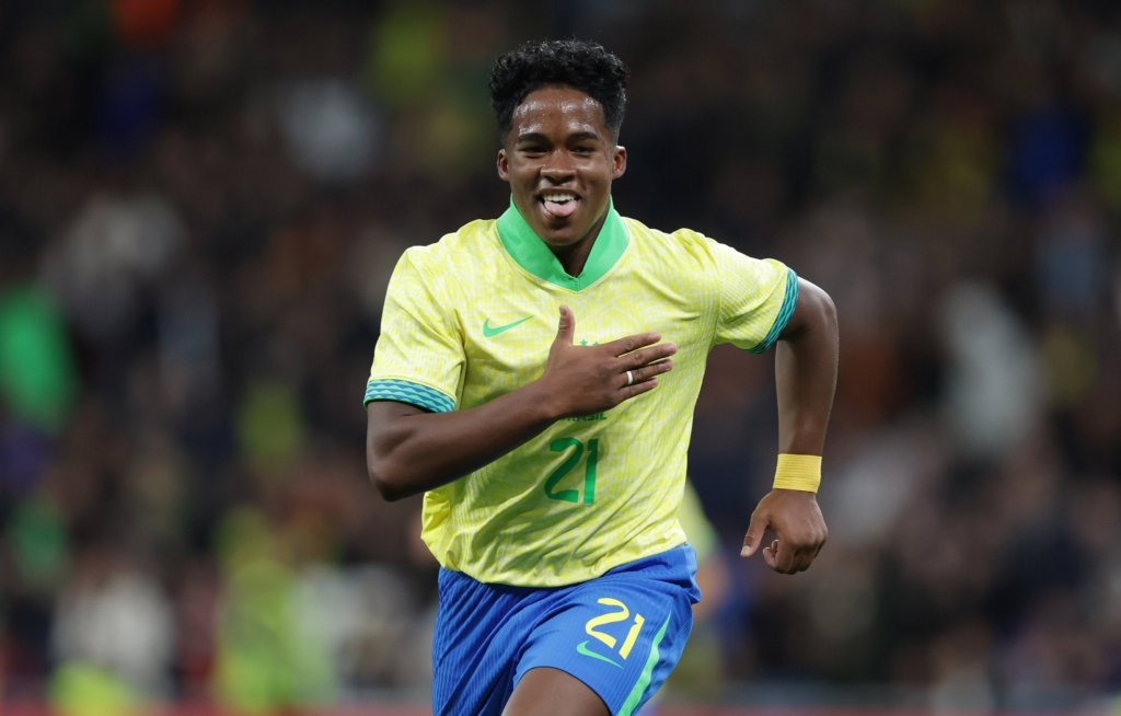 Real Madrid-bound Endrick scores again as Brazil draw with Spain ...
