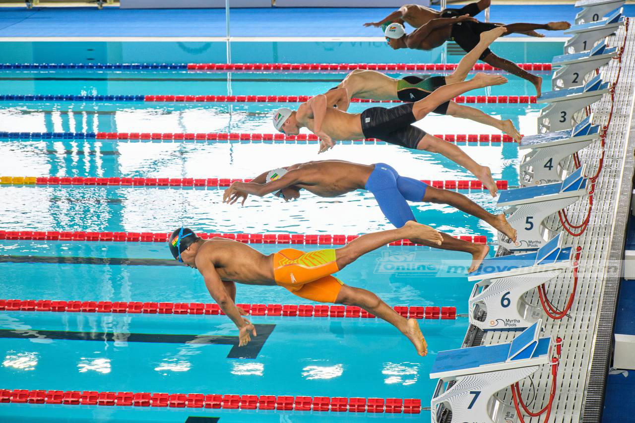 Photos from Team Ghana's swimming competition at 13th African Games ...