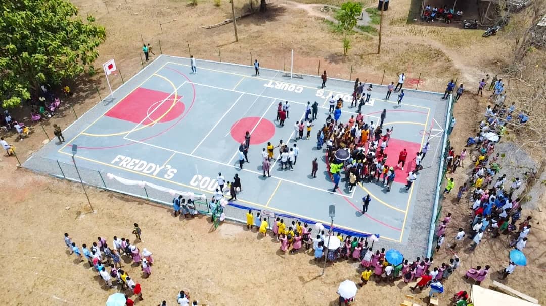 Suaman NPP parliamentary candidate constructs multipurpose sports court ...