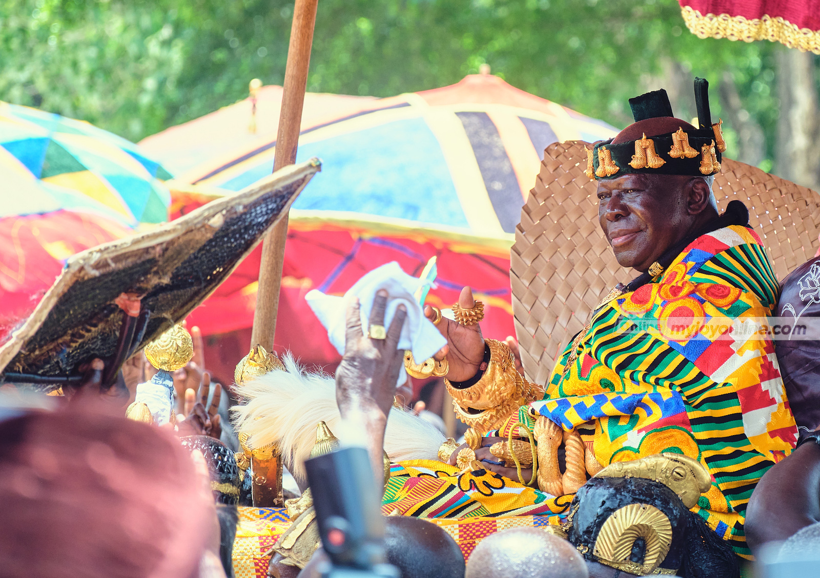 See colourful 25th-anniversary ceremony of Otumfuo Osei Tutu II ...